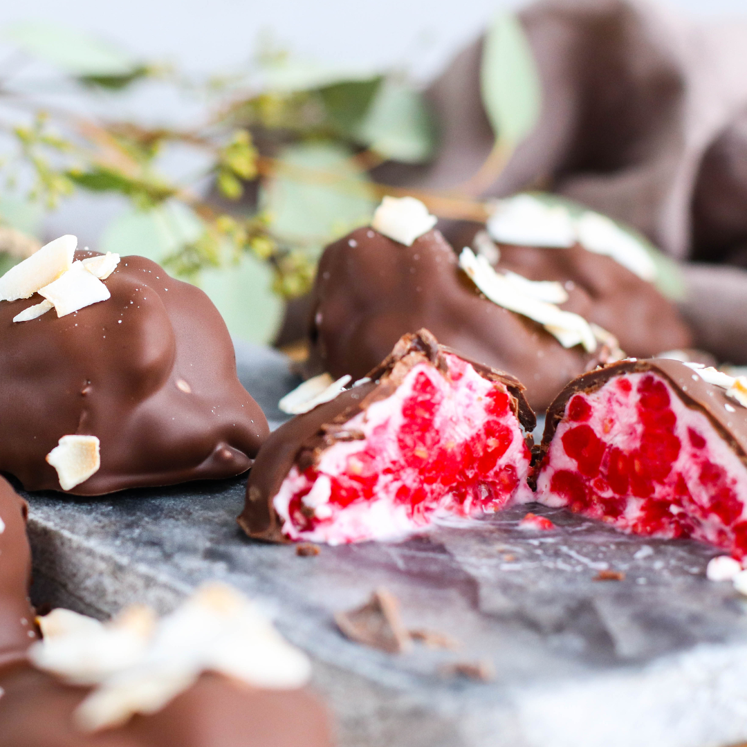 Raspberry Skyr Clusters